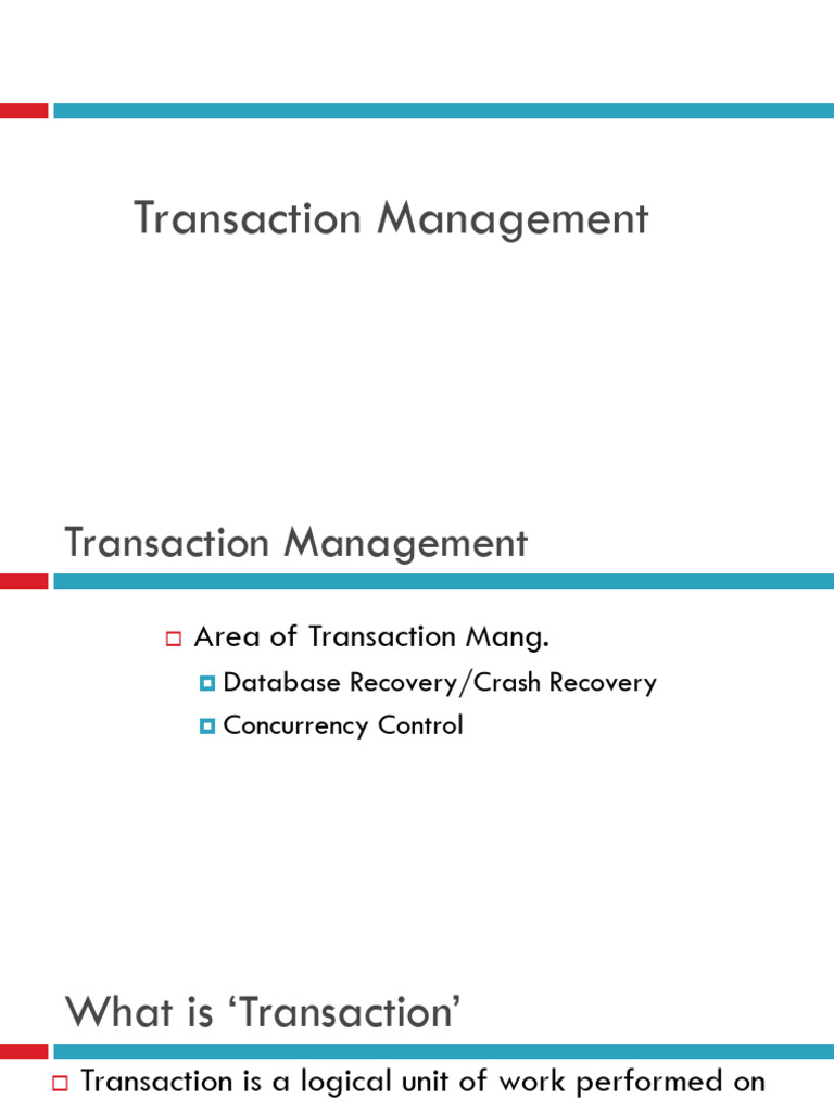 TransectionManagement Part1 | PDF | Database Transaction | Databases
