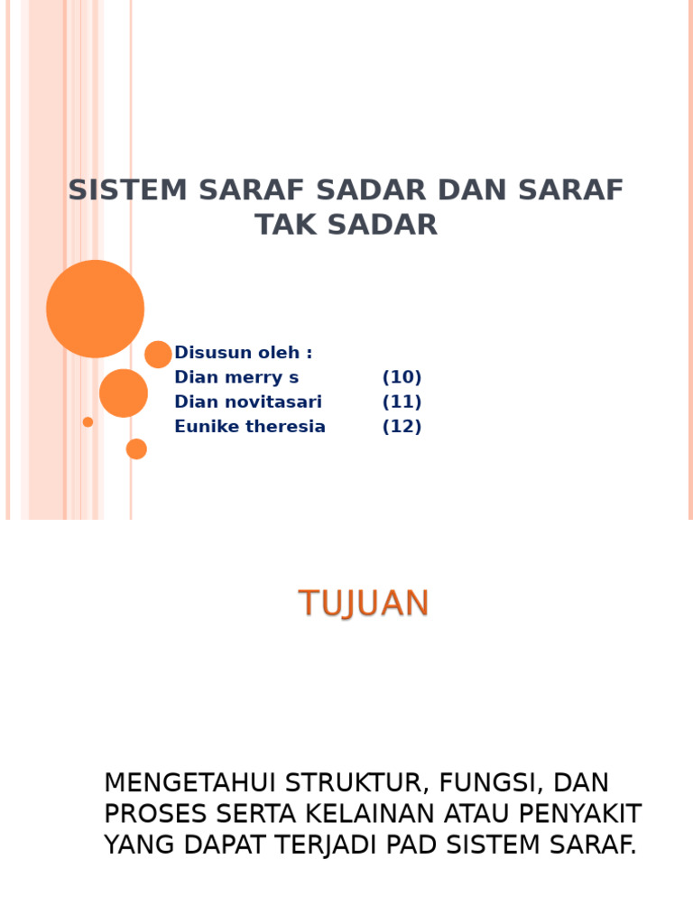Struktur dan Fungsi Sistem Saraf Manusia | PDF