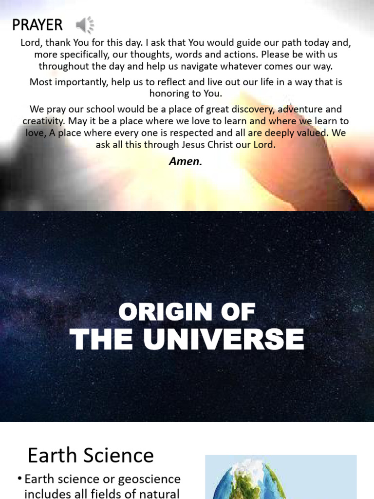 Eals-Module 1 - The Origin of The Universe | PDF | Redshift | Universe