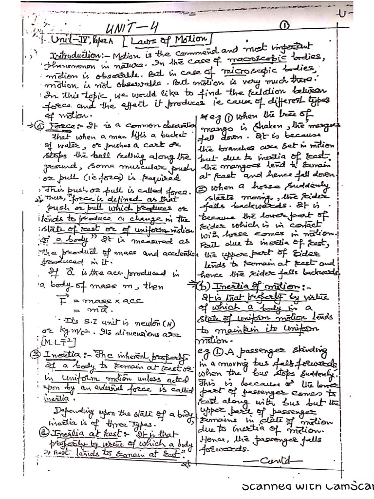 Laws of Motion | PDF