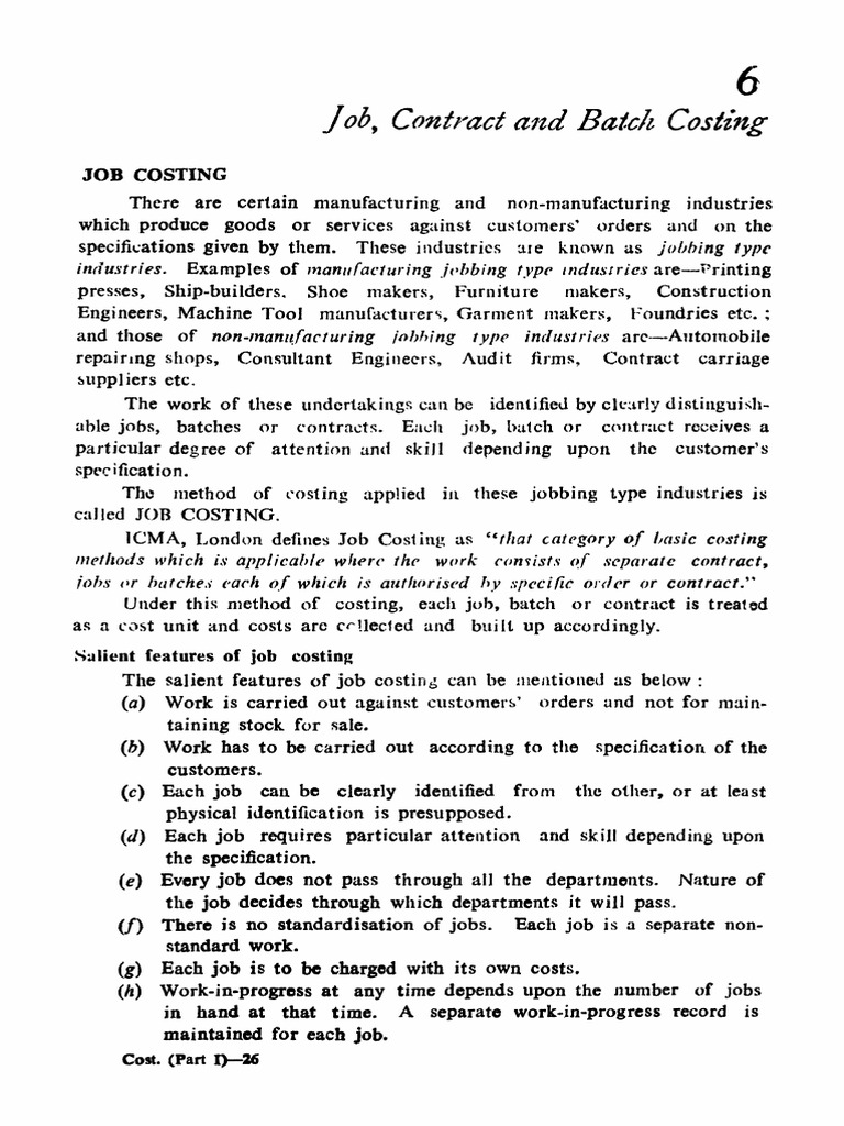Job, Contract, Batch (Basu&Dus) | PDF