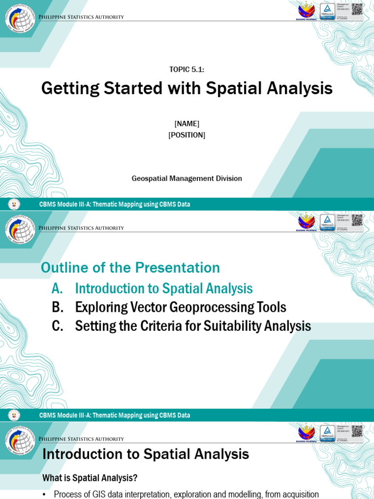 Topic 5.1 - Getting Started With Spatial Analysis | PDF | Geographic Information System ...