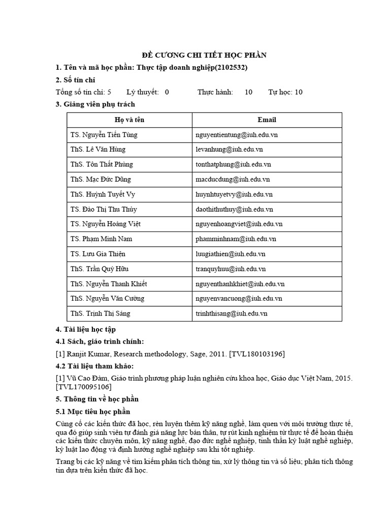 Thục Tạp Doanh Nghiep de Cuong Chi Tiet-Signed | PDF