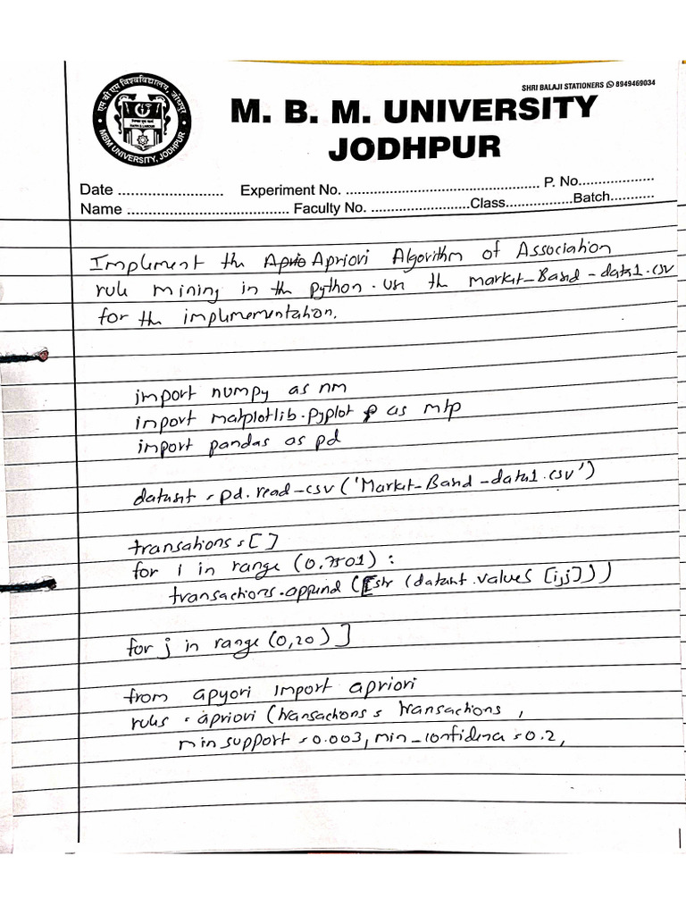 Aprori and K Means Clustering | PDF