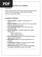 Blind Artist Game Instructions | PDF | Home & Garden | Art