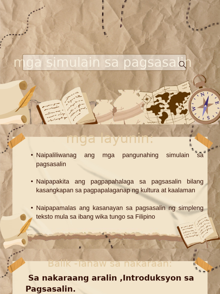 Pangkat 1 Introduksyon Sa Pagsasalin | PDF