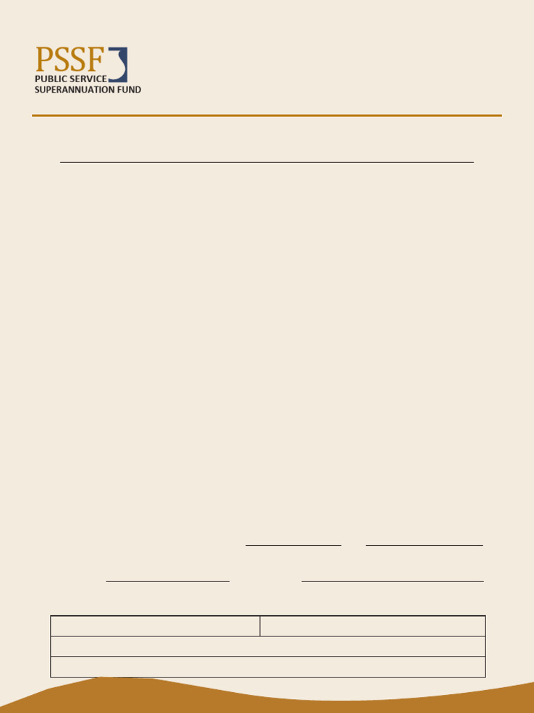 PSSF Member Enrolment Form | PDF