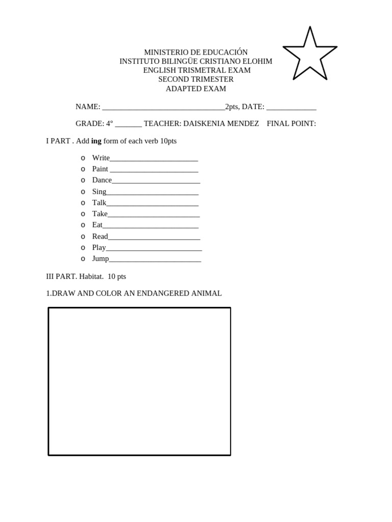 Adapted Exam 4 | PDF