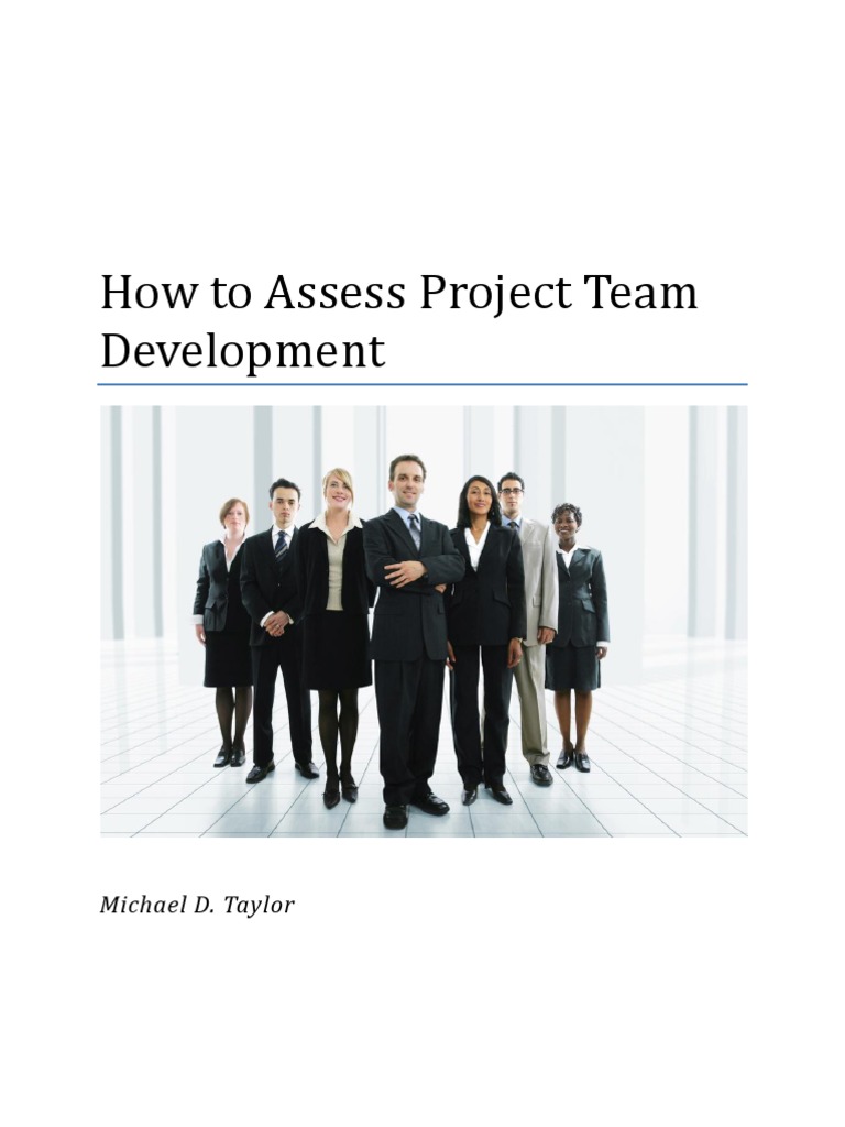 Article-How To Assess Project Team Development | PDF | Goal | Leadership