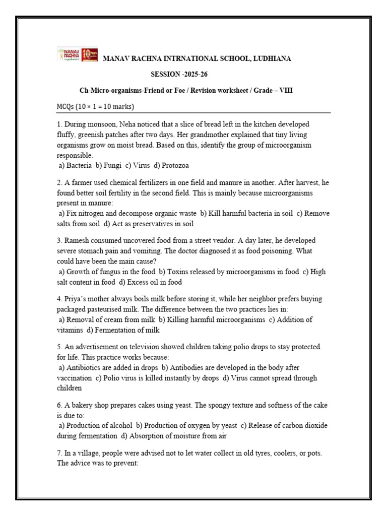 Micro Organisum Assignment | PDF | Microorganism | Yeast