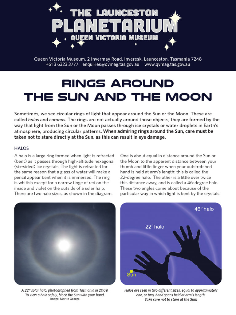 Rings Around The Sun and The Moon | PDF | Rainbow | Sun