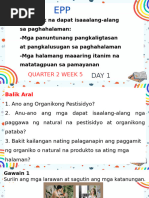 EPP5 Q2 8 Naisasagawa Ang Pag-Aalaga at Pangangasiwa NG Poultry Animals Sa Natural Na Pamamaraan ...