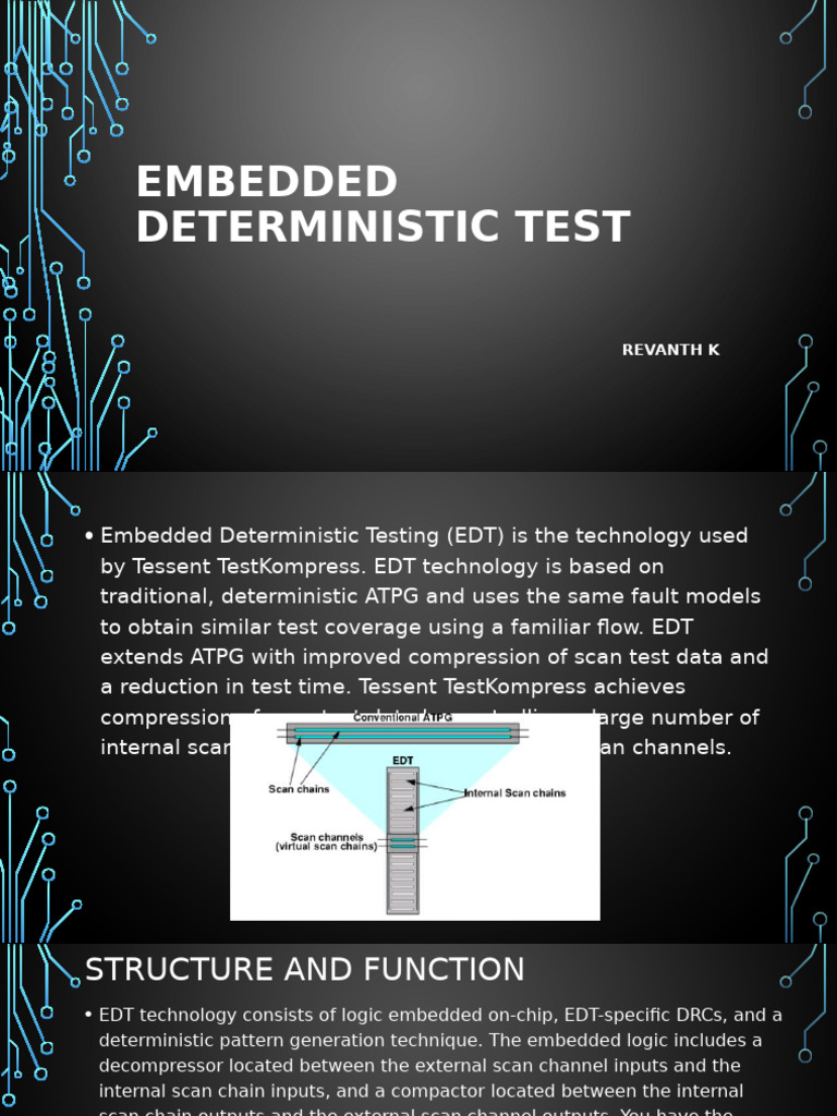 Embedded Deterministic Testing Guide | PDF | Electronic Engineering ...