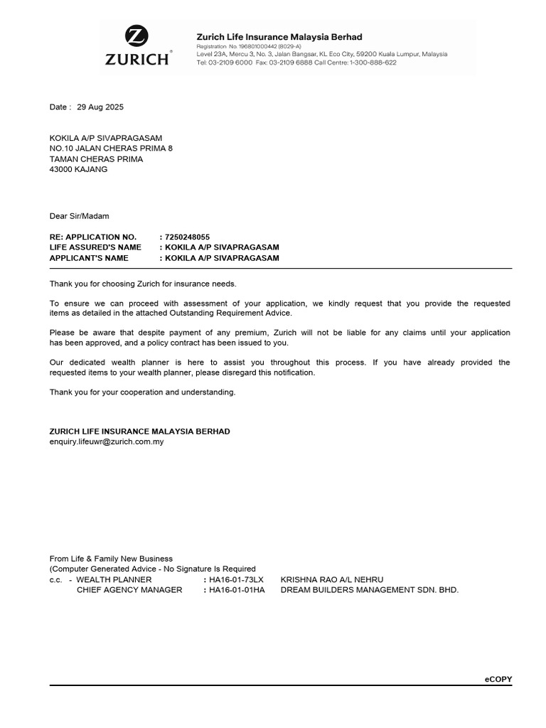 Deferment Letter | PDF | Blood Pressure | Diseases And Disorders