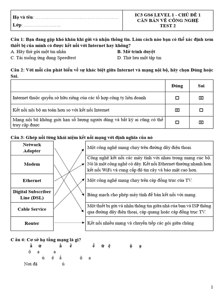 Ic3 GS6 Level 1 | PDF