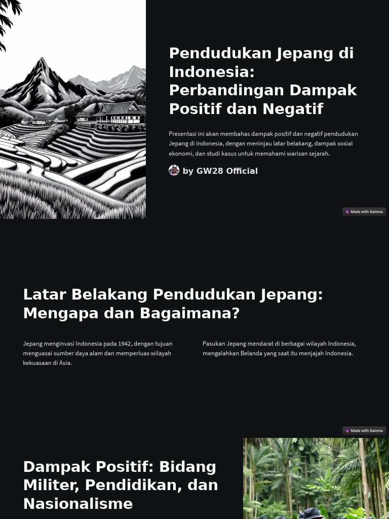 Pendudukan-Jepang-di-Indonesia-Perbandingan-Dampak-Positif-dan-Negatif (1) | PDF