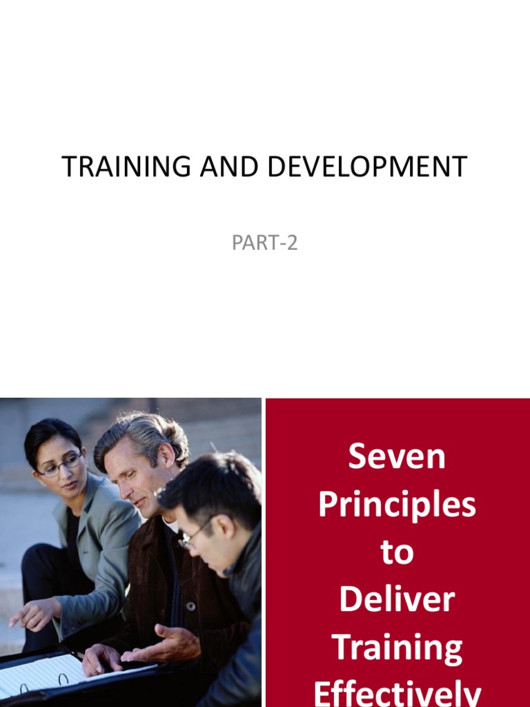 7 Principles Deliver Training Effectively | PDF | Competence (Human ...