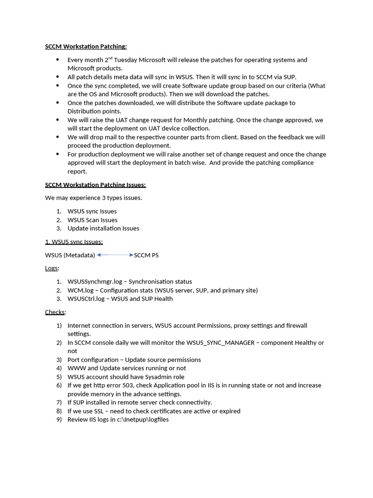 Creating Software Update Groups in SCCM | PDF | Proxy Server ...
