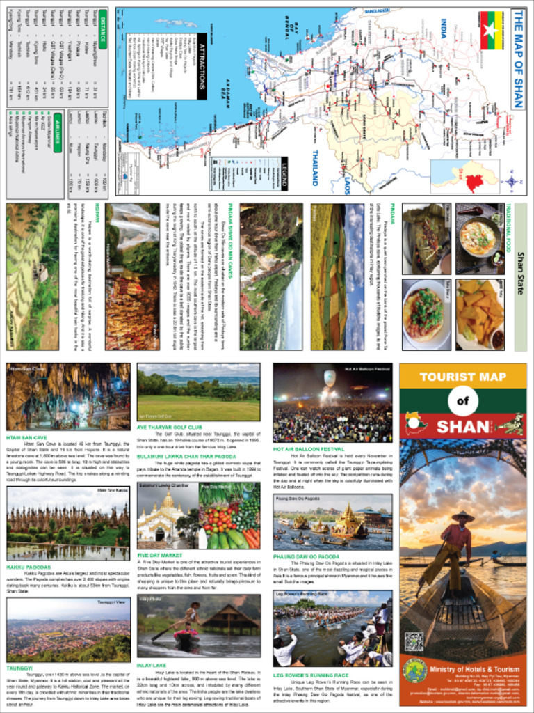 Shan Map of Myanmar | PDF