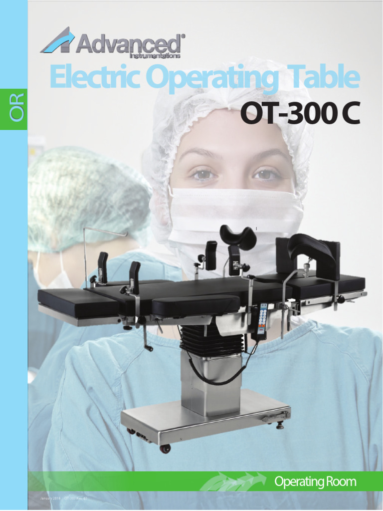 Advanced OT-300C Electric Operating Table | PDF | Mains Electricity ...