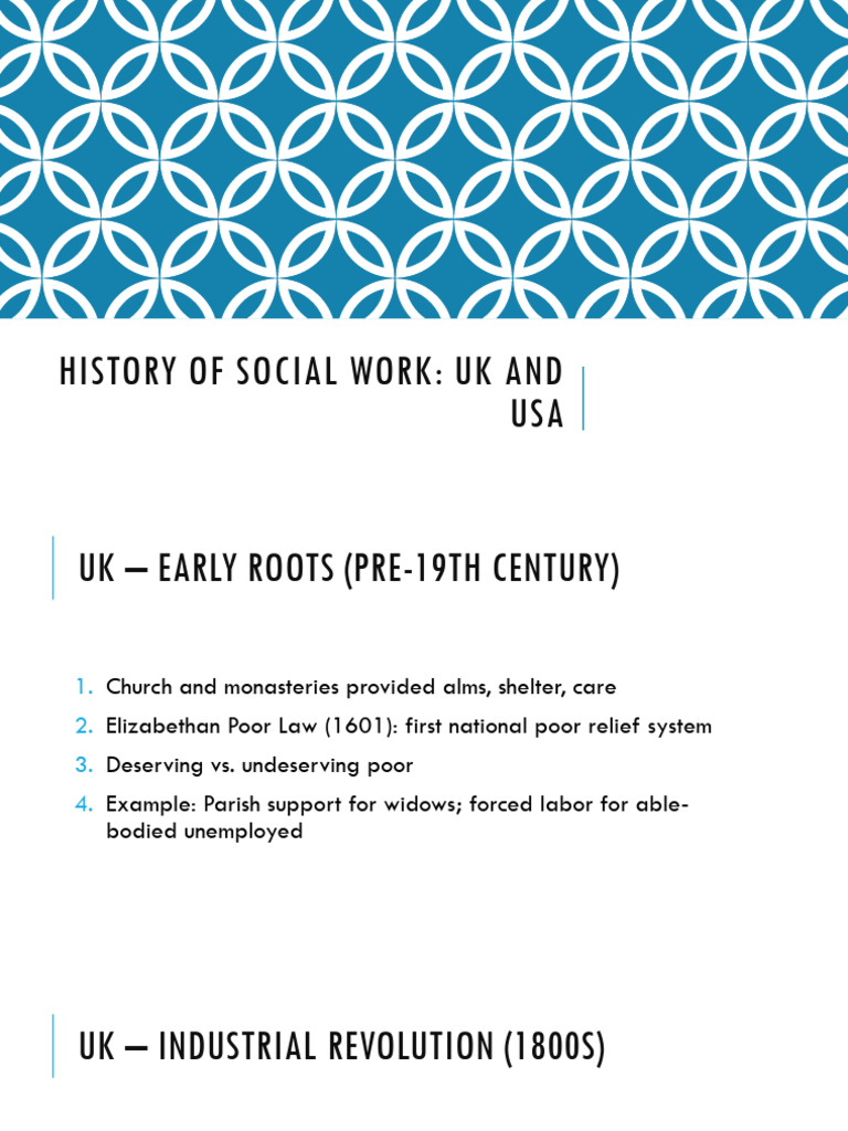 Social Work History: UK vs USA Overview | PDF | Social Work | Welfare