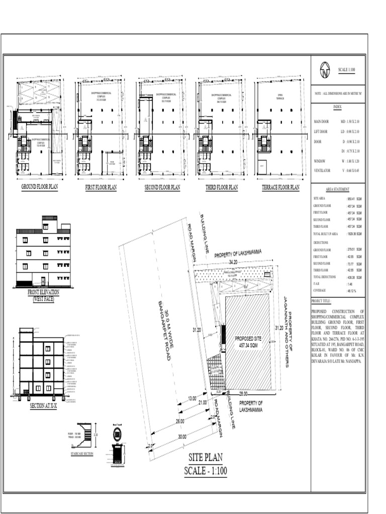 Proposed Shopping Complex Plans | PDF
