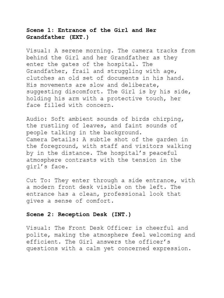 Cms 5 Min Ad Script First Draft | PDF
