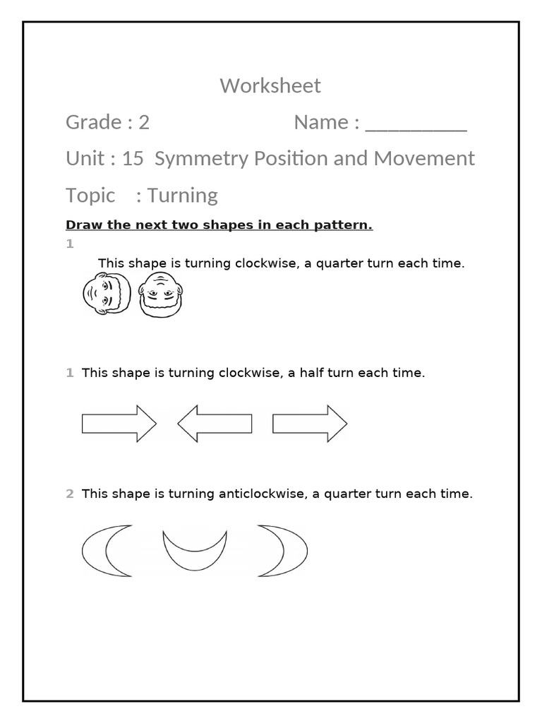 Worksheet Grade 2 | PDF