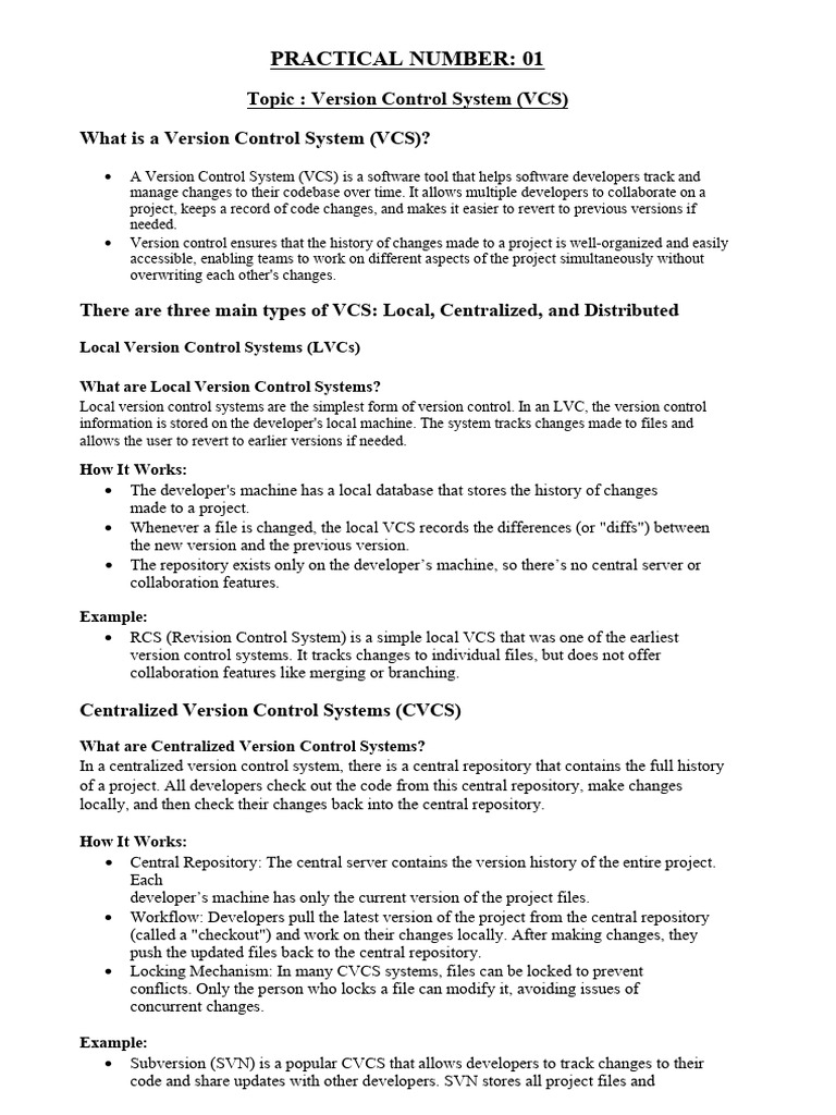 Practical 1 (1) - Merged (1) - Removed | PDF | Version Control | Agile Software Development
