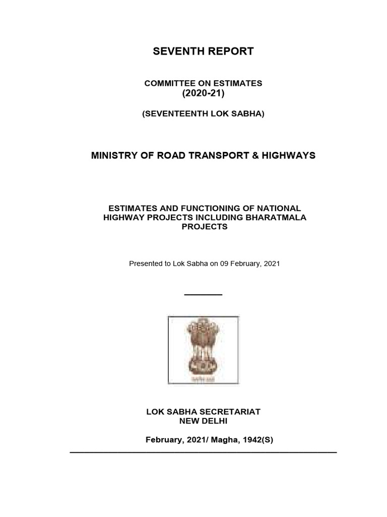 National Highway Projects Report 2021 | PDF | Public–Private ...