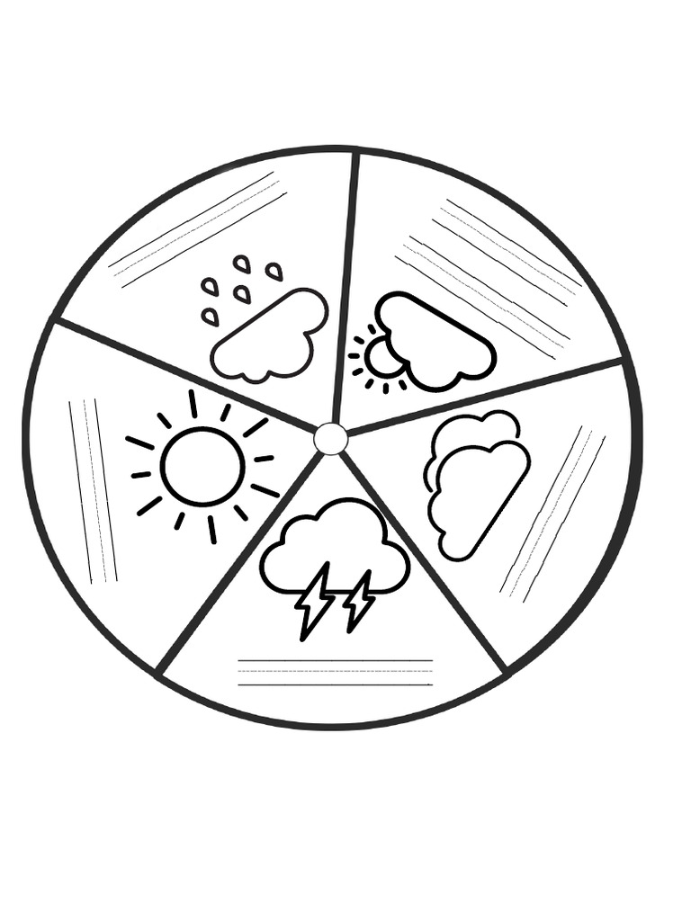 Weather Spinner Wheel Craft | PDF
