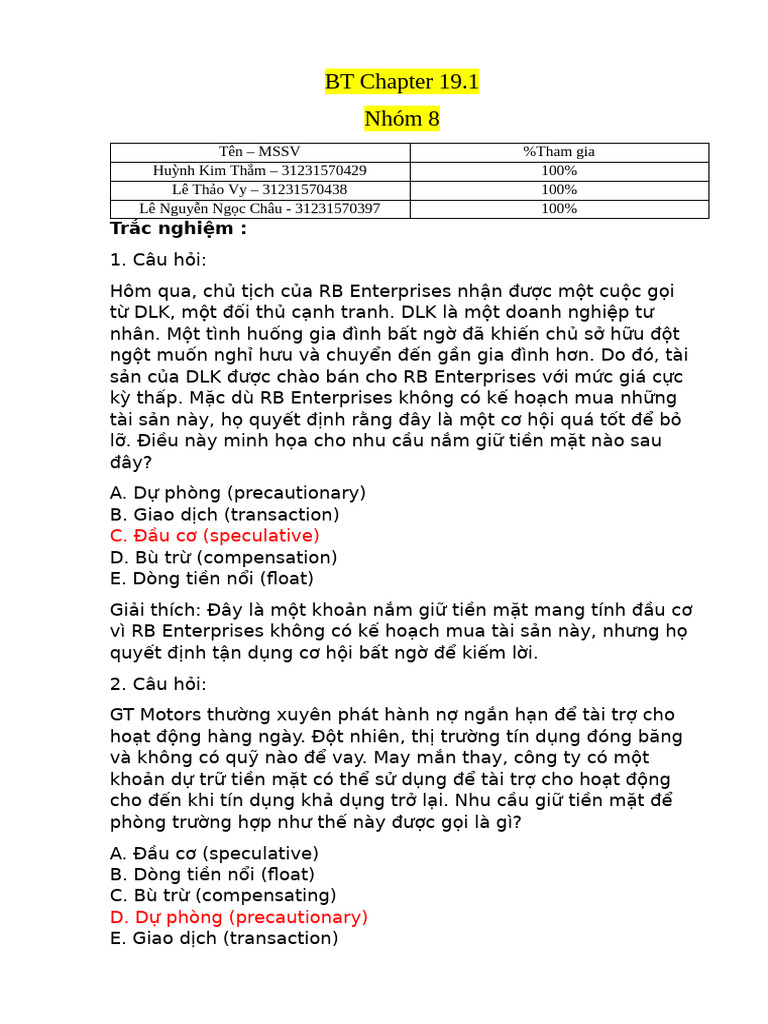 BT Chapter 19.1 | PDF