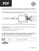 CHQ Modules Installation Instructions | PDF | Detector (Radio) | Switch