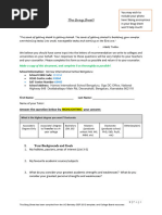 High School Student Brag Sheet Template | PDF