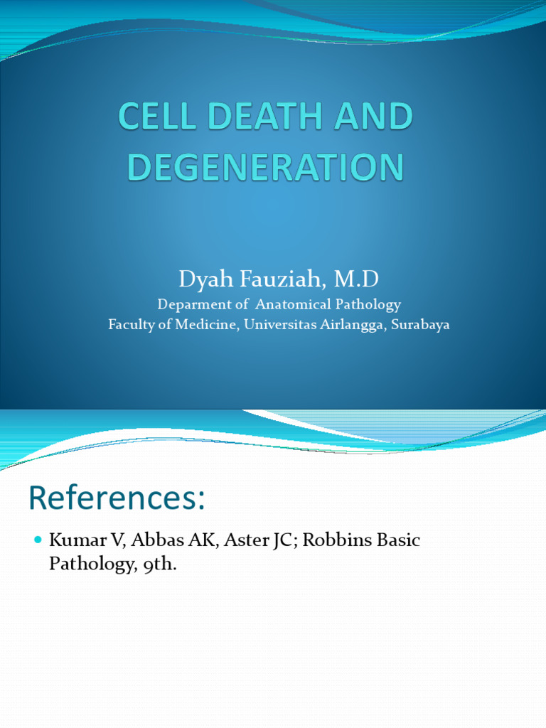 Cell Death and Degeneration-2021 | PDF | Necrosis | Epithelium