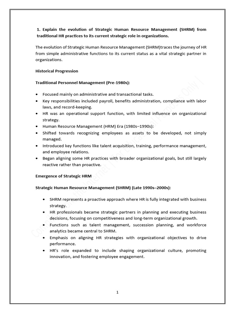 CO 1 Human Resource Development | PDF | Human Resource Management | Employee Retention