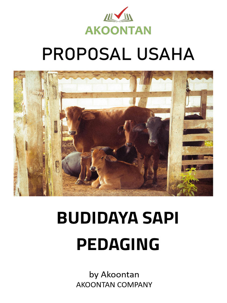 Proposal Usaha Budidaya Sapi Pedaging Demo Linked | PDF