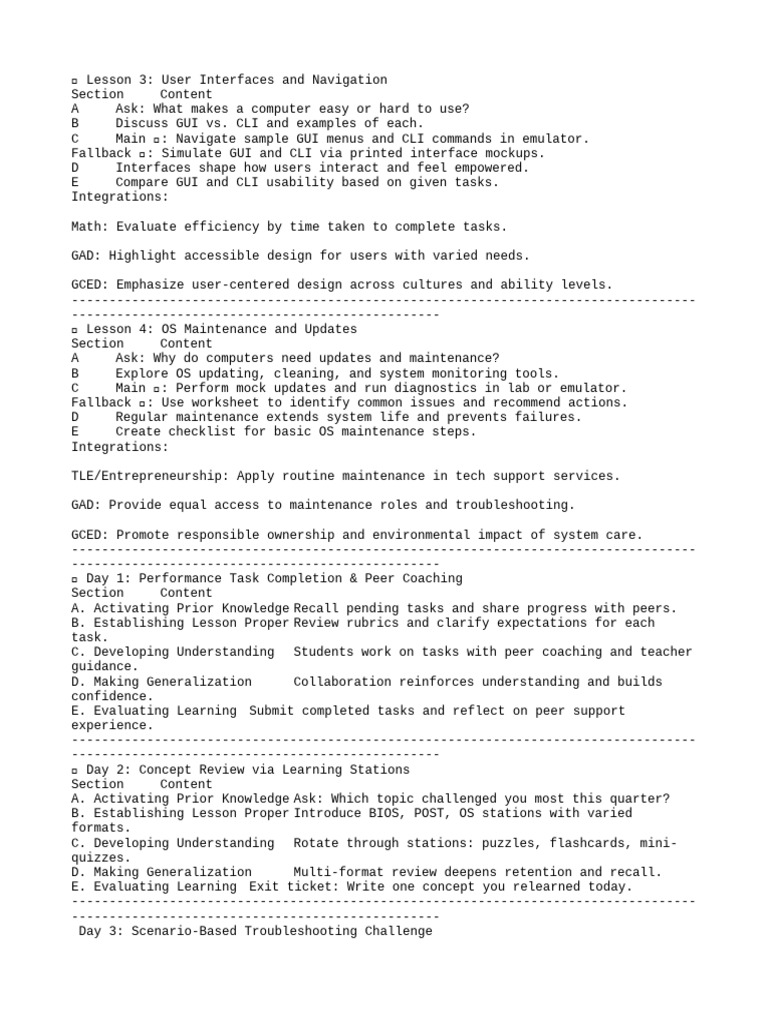 User Interfaces and OS Maintenance Guide | PDF | Graphical User ...
