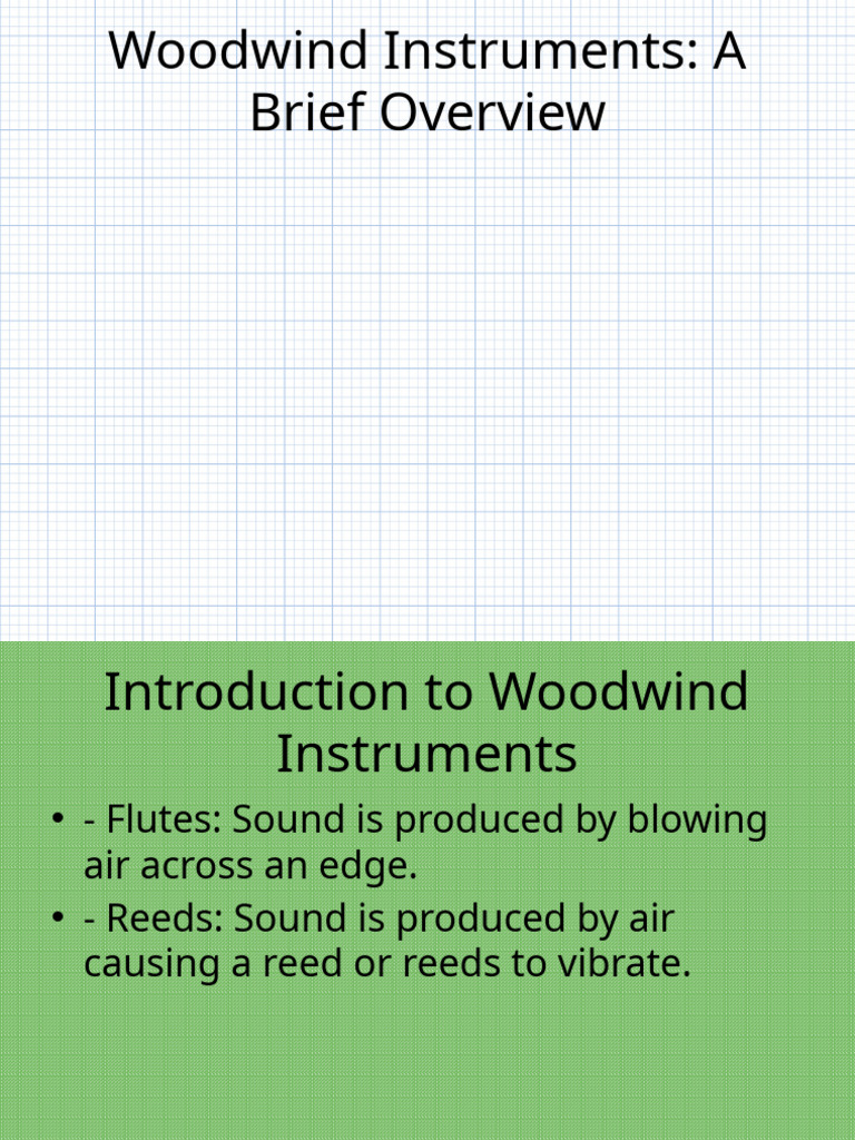 Woodwind Instruments Presentation | PDF