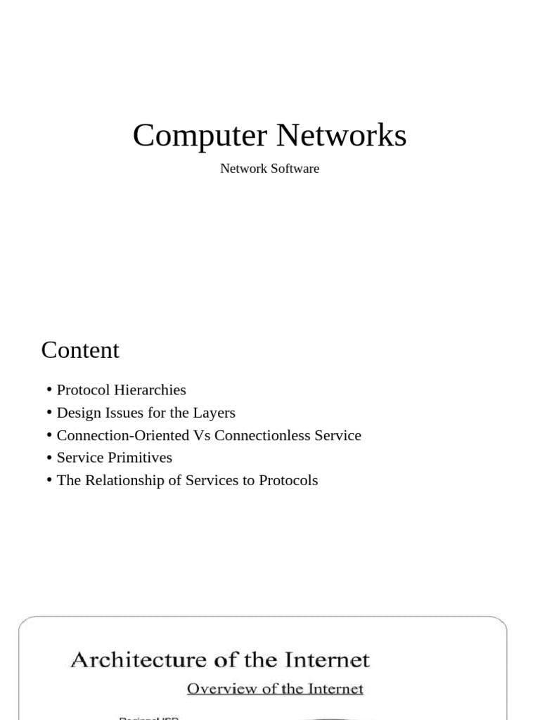 Computer Networks - Network Software | PDF | Computer Network | Networks