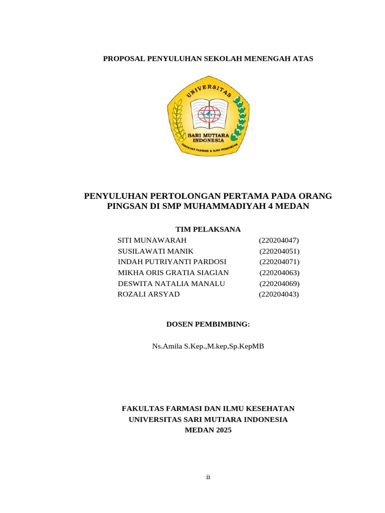 Proposal Project Pemas Siswa SMP Fix | PDF