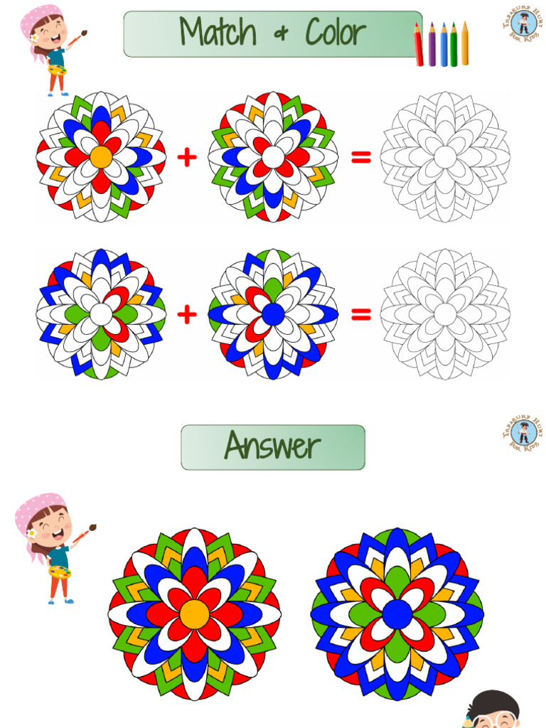 Color Matching Activity | PDF
