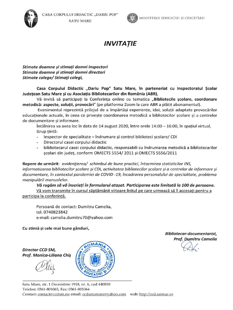 Invitatie | PDF