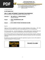 EFCO Round Column Forming System | PDF | Screw | Scaffolding