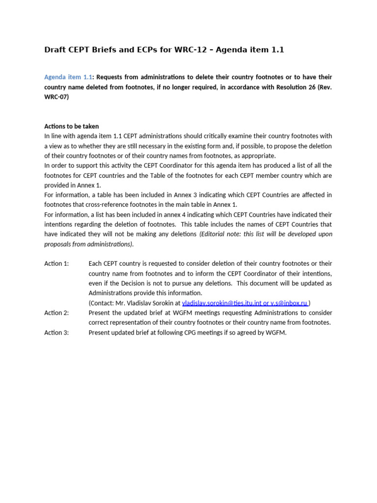 Agenda Item 1.1 (BIH) | PDF