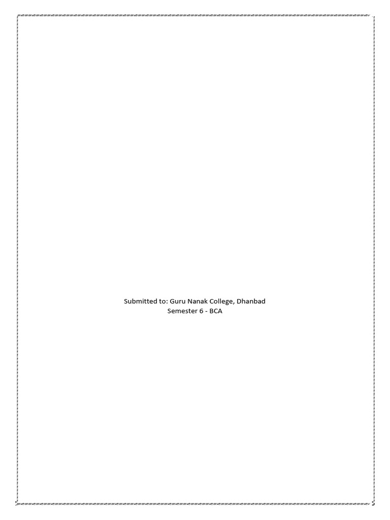 Full Final Documentation | PDF | Menu | Databases