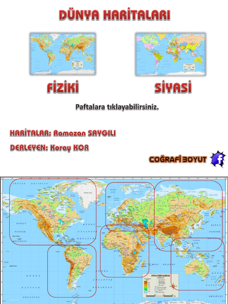 Tyt Ayt Cografya Dunya Haritalari Resimleri | PDF