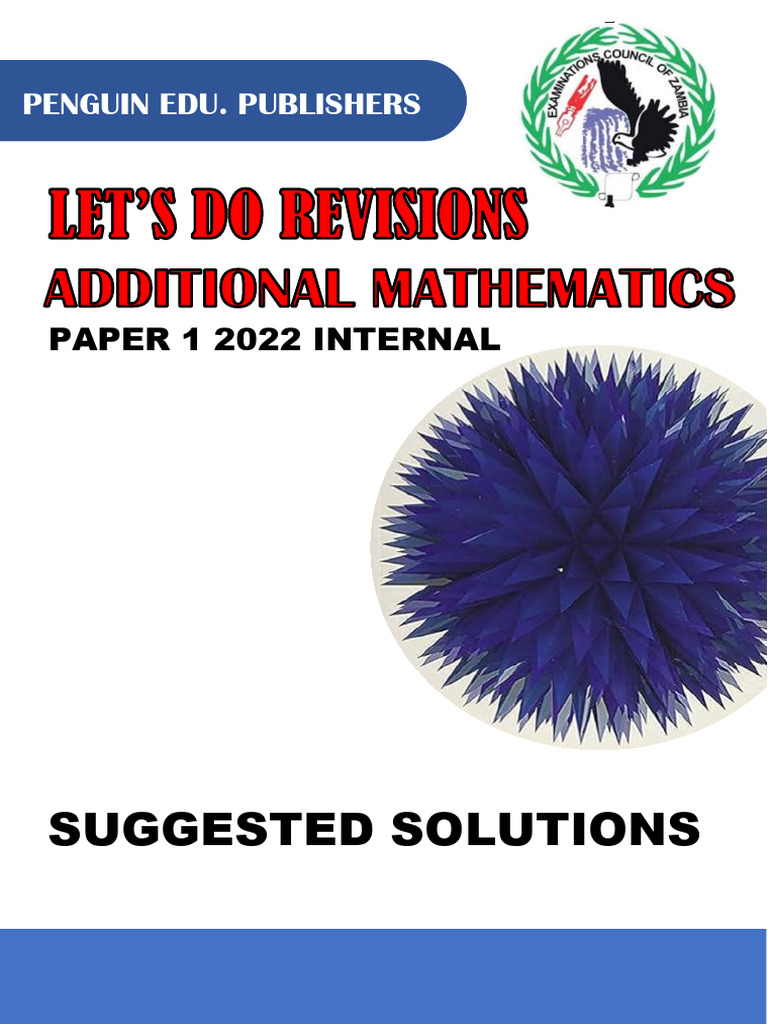 g12 Addma p1-2022 Internal | PDF | Equations | Vector Space