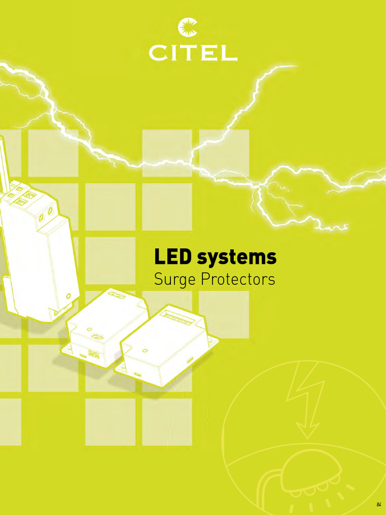 CITEL SPD Led Systems Surge Protectors | PDF | Alternating Current ...