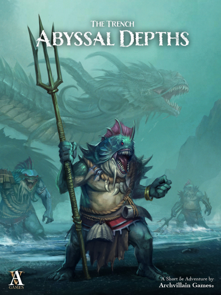 The Trench Abyssal Depths 5e Module Digital (US Letter) | PDF | Sea